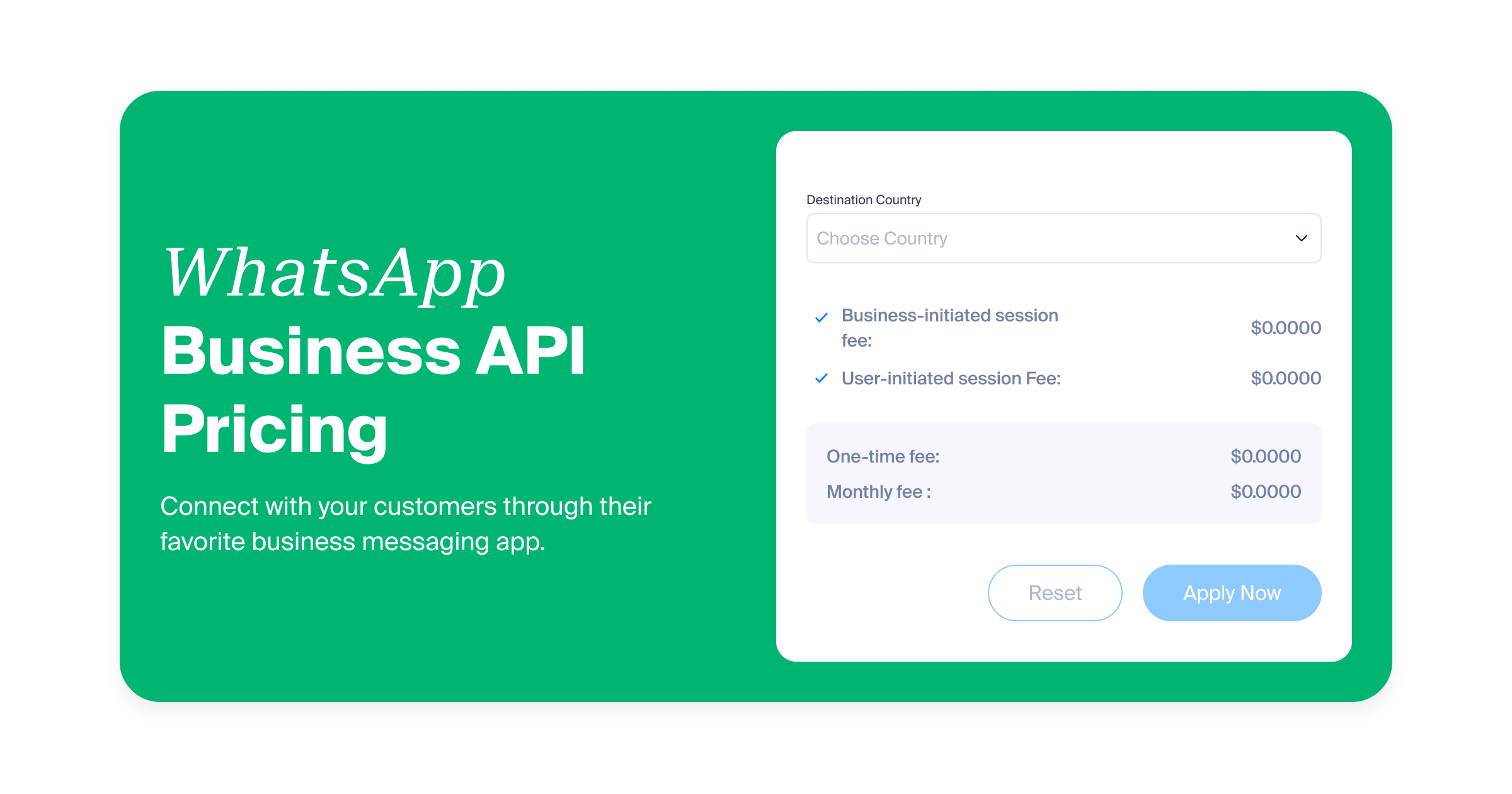 WhatsApp Business Pricing - WhatsApp API Price